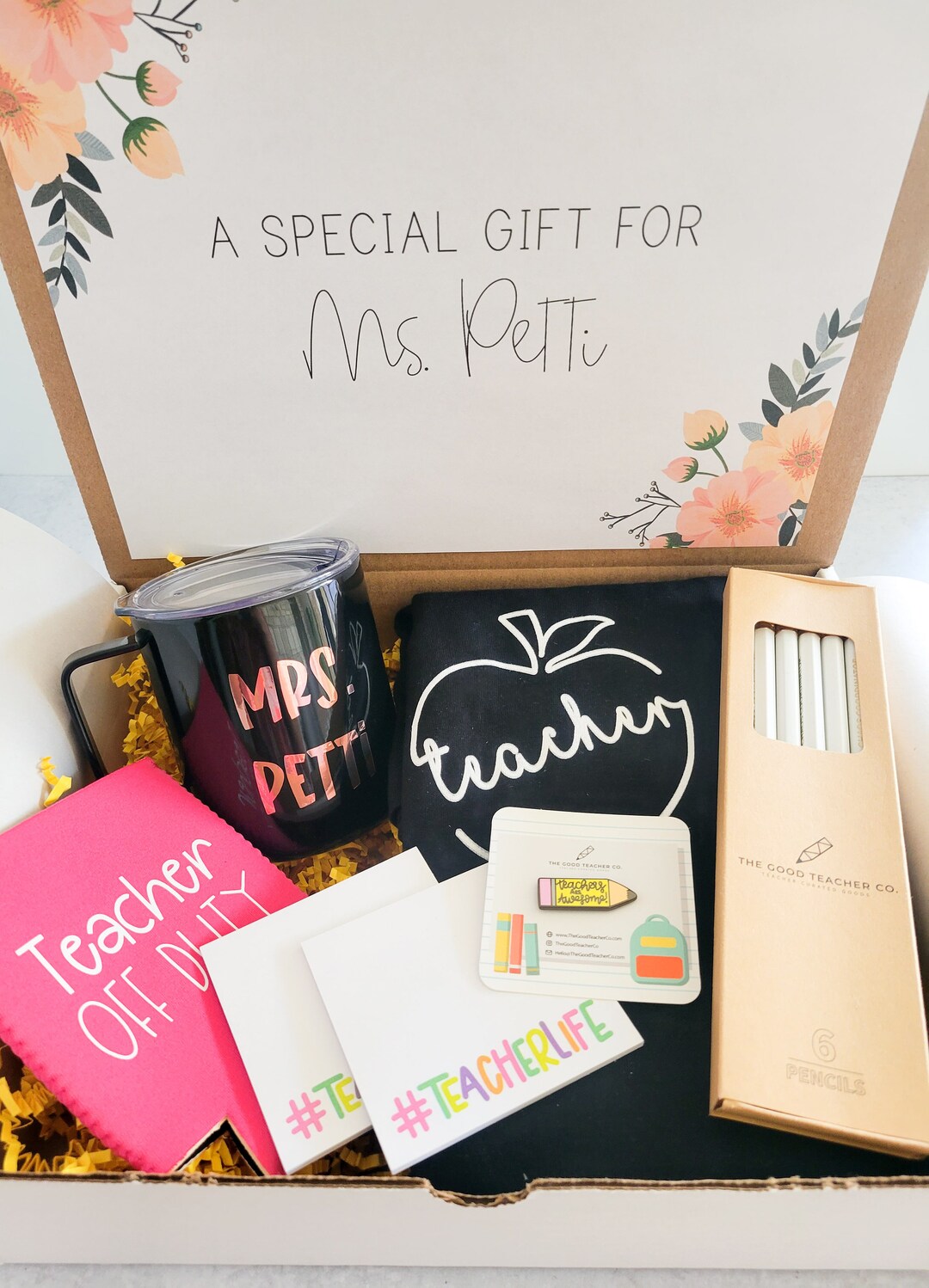 Teacher Gift Box Personalized Teacher Gift Set Teacher Gift Teacher ...