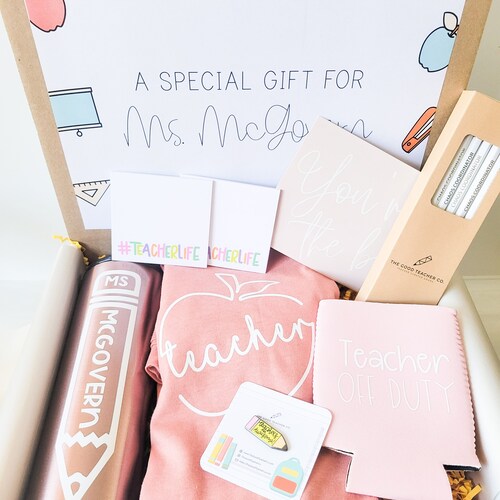 Teacher Gift Box - Etsy