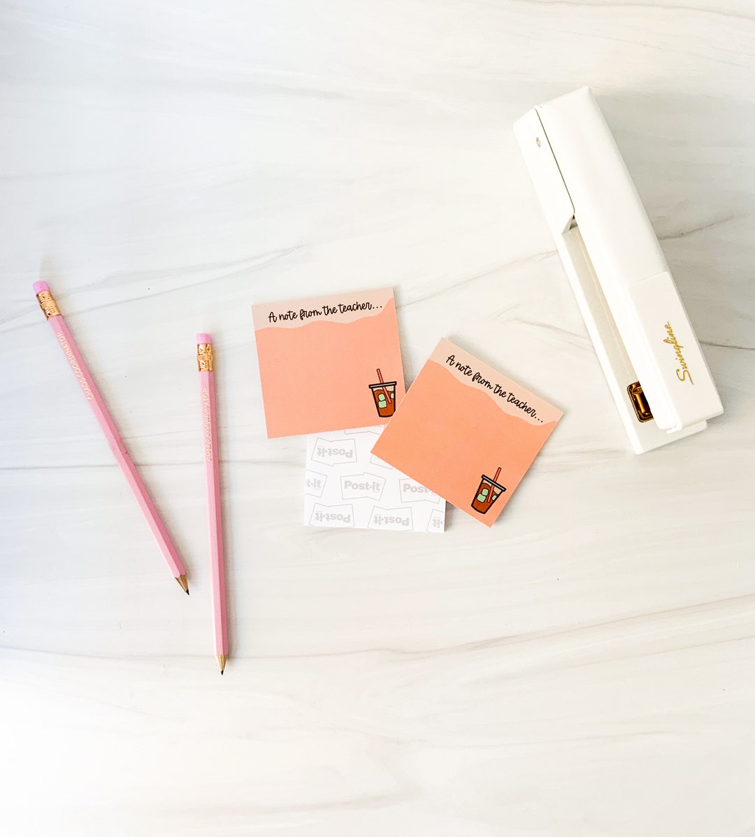 A Note From the Teacher Notepad | Teacher Stationary - Etsy