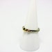 Gold Nibble Ring With Sapphire, 14K Yellow&pink Gold With 10K White ...