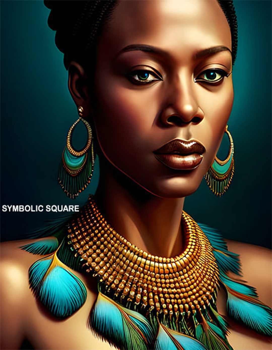 Gorgeous African American Woman DIGITAL Art Download - Etsy