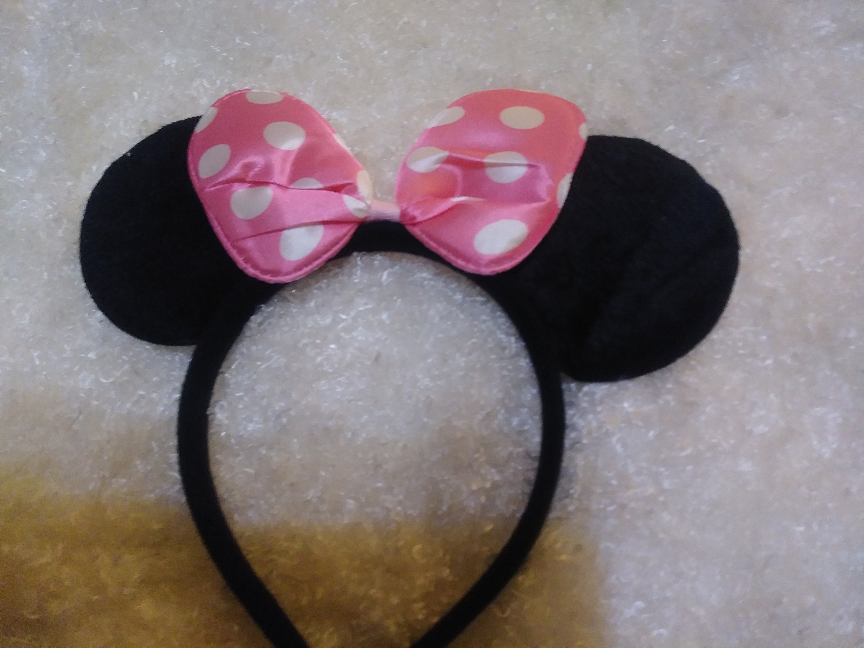 Personalized Minnie or Mickey Mouse Ears With Character, Summit Bow ...