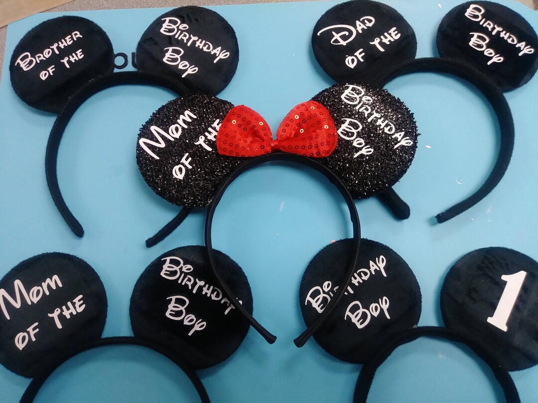 Personalized Minnie or Mickey Ears headband, Summit Bow, Cheer Bow, All ...
