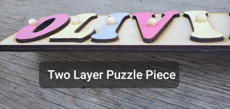 Personalized Wood Name Puzzle, Custom Puzzle, Name Puzzle, Montessori ...