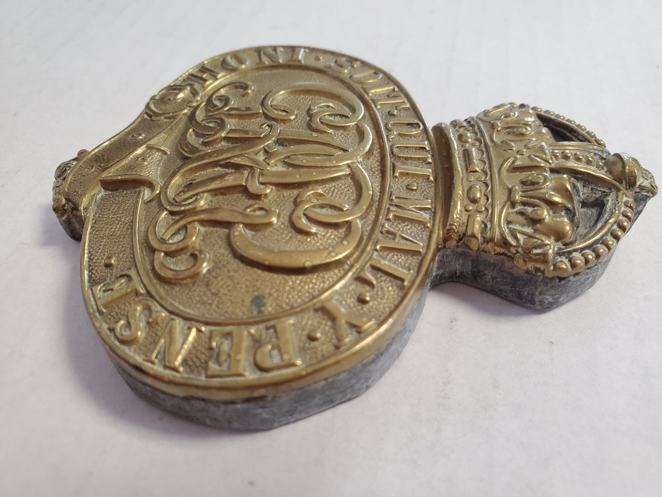 Brass British Engineer Royal Army Badge Paperweight, 3″x4″, PA5450 - Etsy