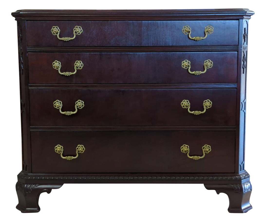 Drexel Harwood House 4 Drawer Chest, Mahogany, 32.5H, Read Entire Ad ...