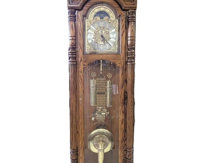 Howard Miller Grandfather Clock, Oak, Model#610-808, 88.5"h, Read ...