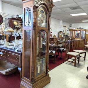 Howard Miller Grandfather Clock, Oak, Model#610-808, 88.5"h, Read ...