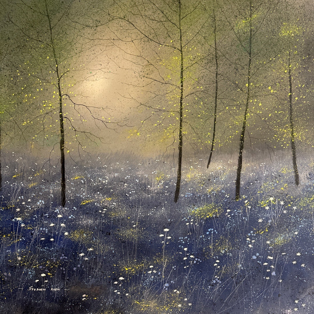 Signed Limited Edition Print Forest Haze by Stephen Allen - Etsy