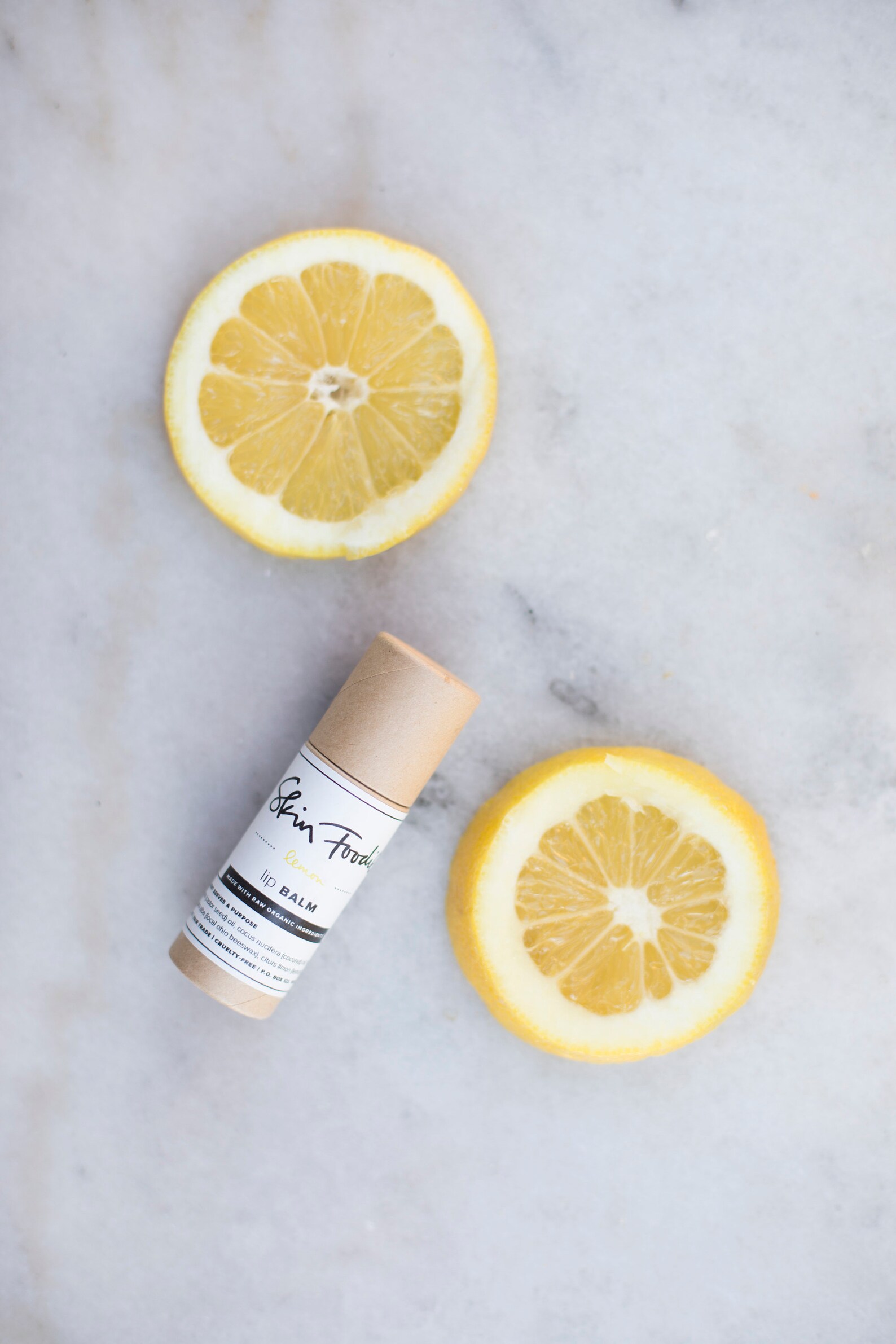 Lemon Organic Lip Balm Refresh Moisturize - Etsy
