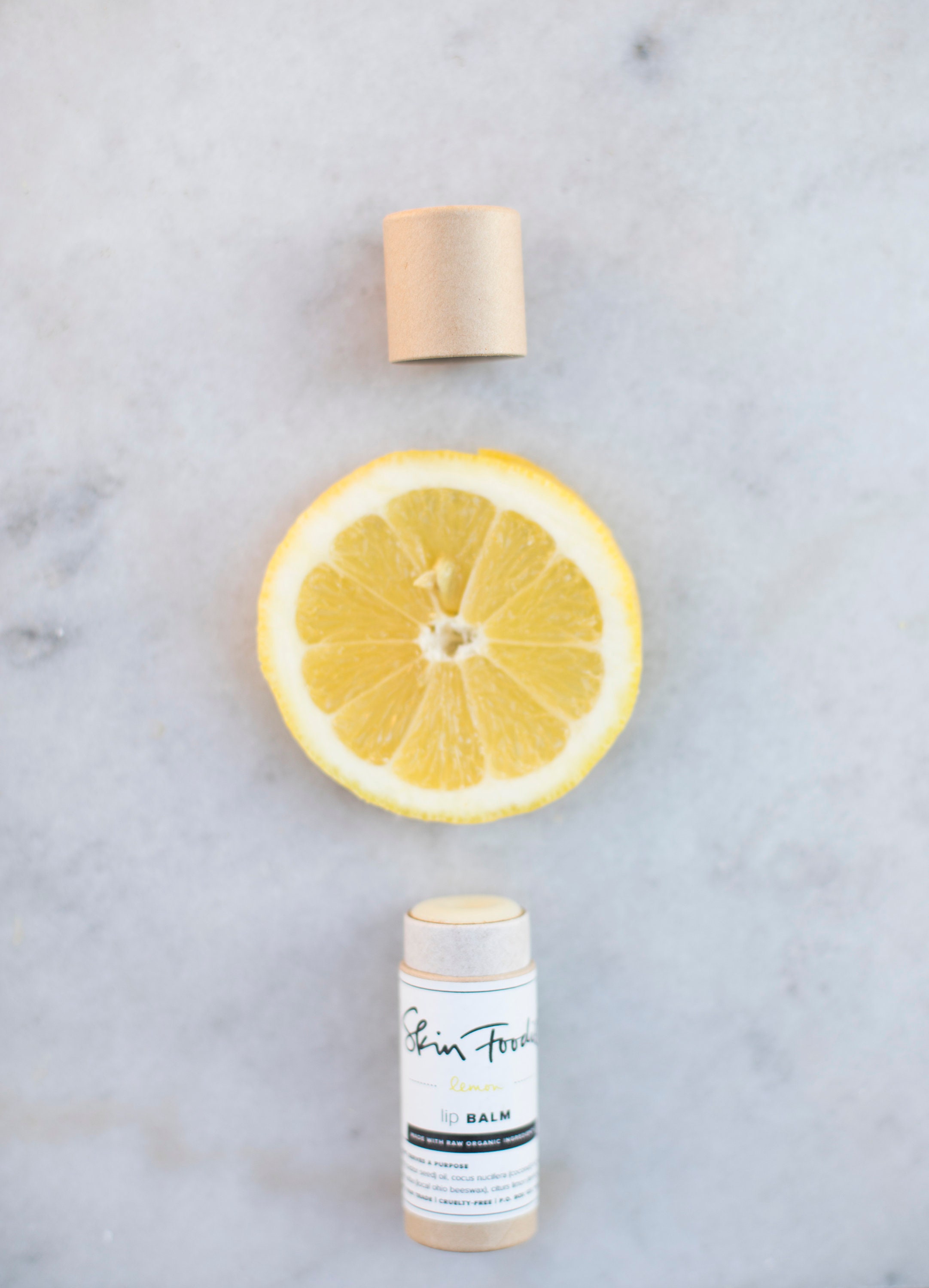 Lemon Organic Lip Balm Refresh Moisturize - Etsy