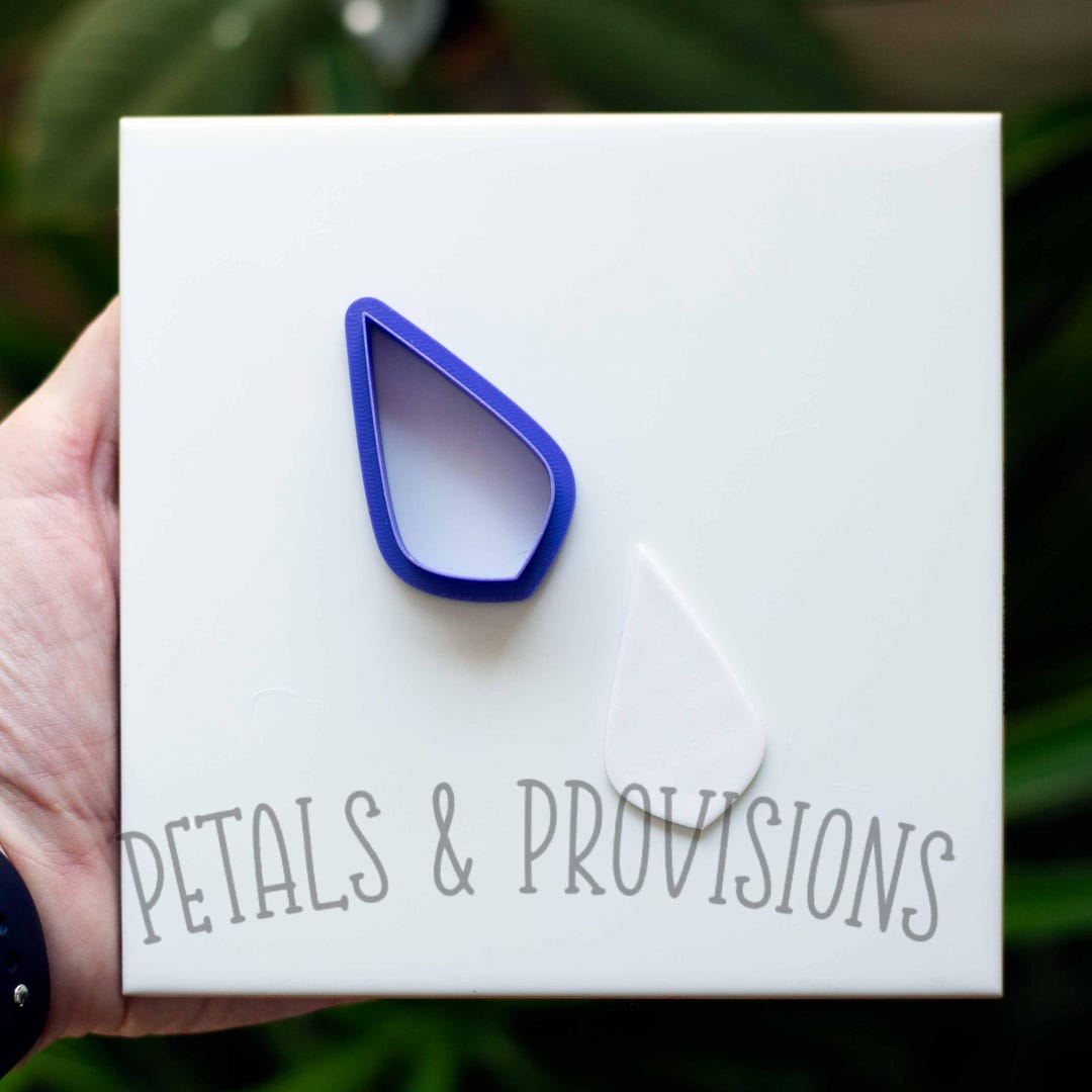 Pointed Teardrop Polymer Clay Cutter - Etsy