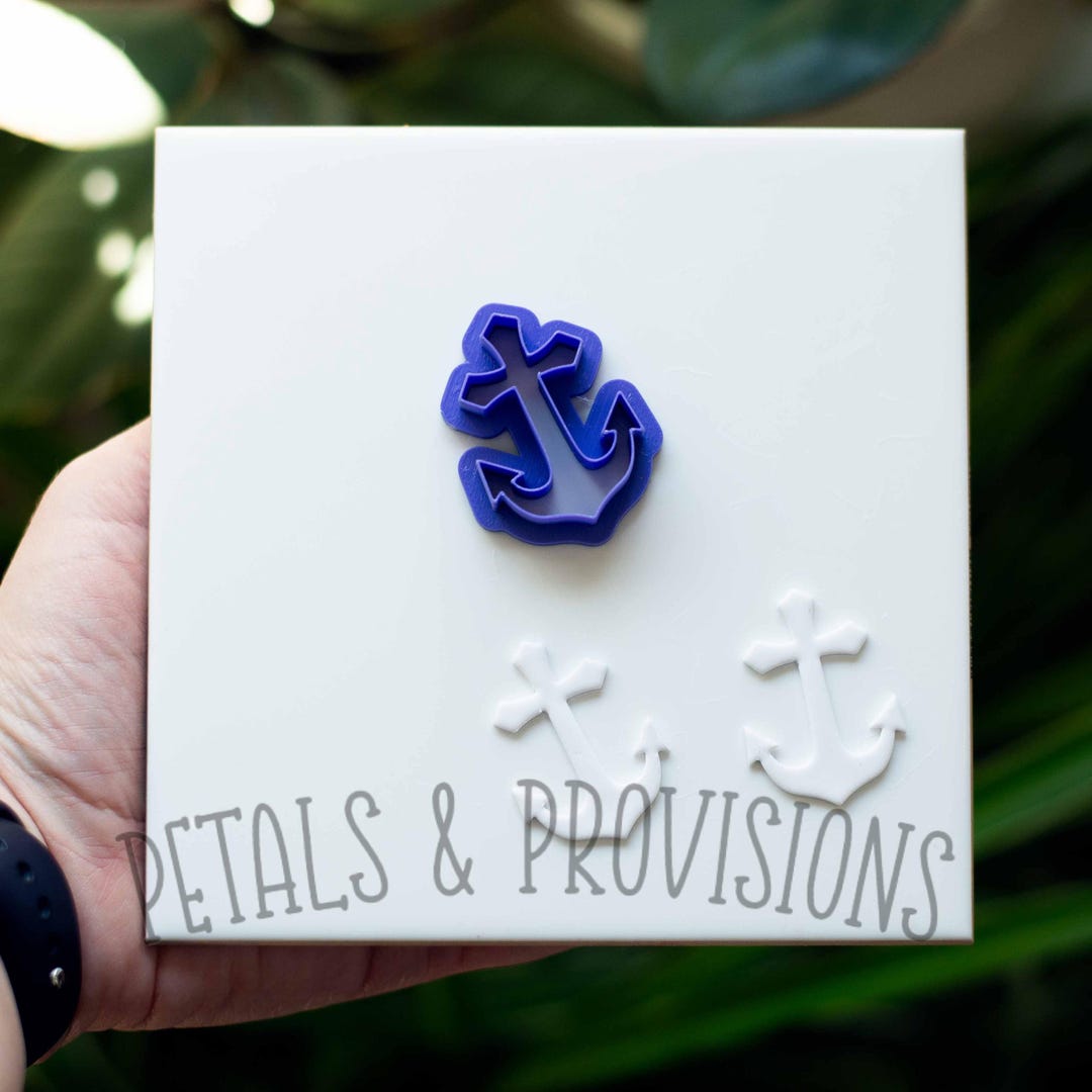 Cross Anchor Polymer Clay Cutter - Etsy
