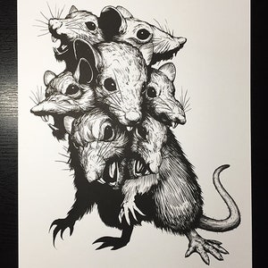 Vermin - Art Print - Etsy
