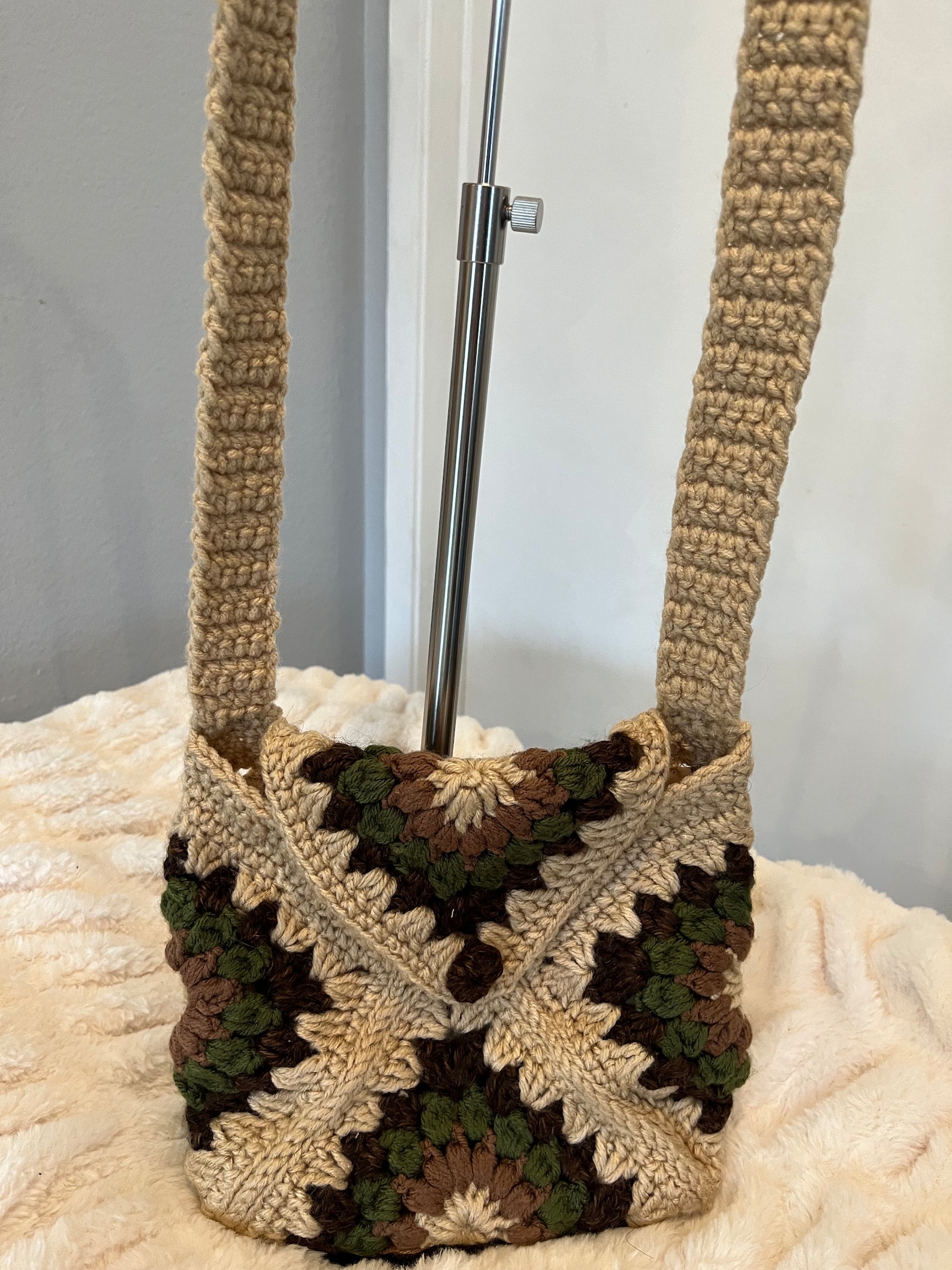 Granny Square Crochet Tote Bag - Etsy