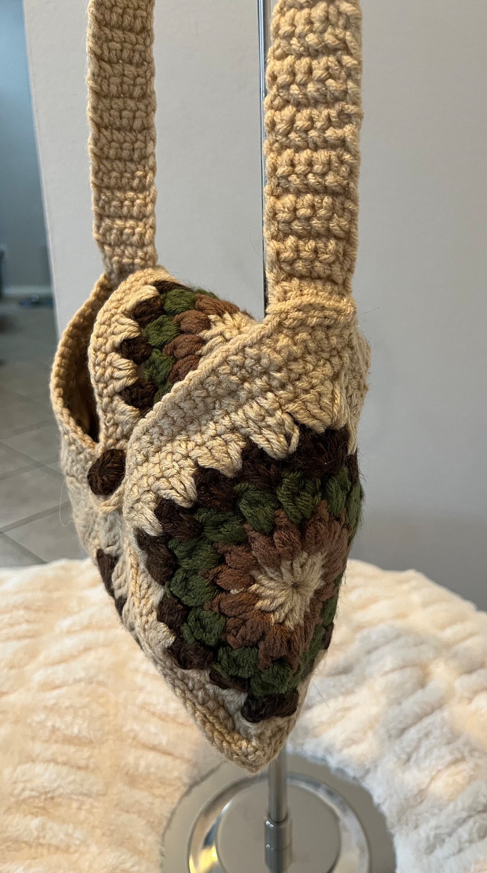 Granny Square Crochet Tote Bag - Etsy