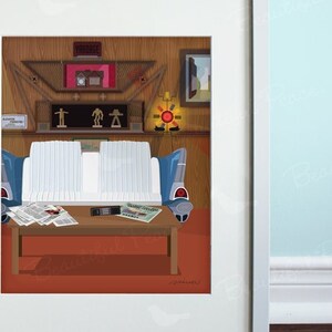 Kramers Apartment Seinfeld, Cosmo Kramer Art Print, TV Sitcom - Etsy