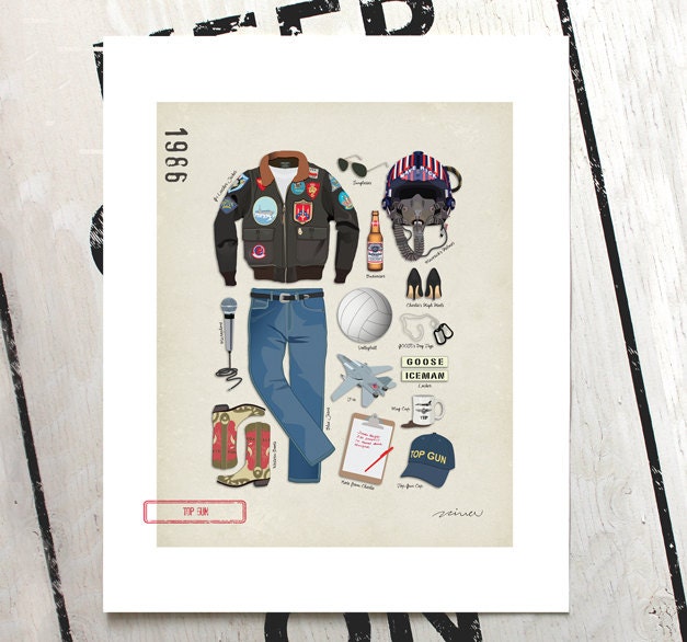 Top Gun 1986 Tom Cruise Movie Poster Art Print - Etsy UK