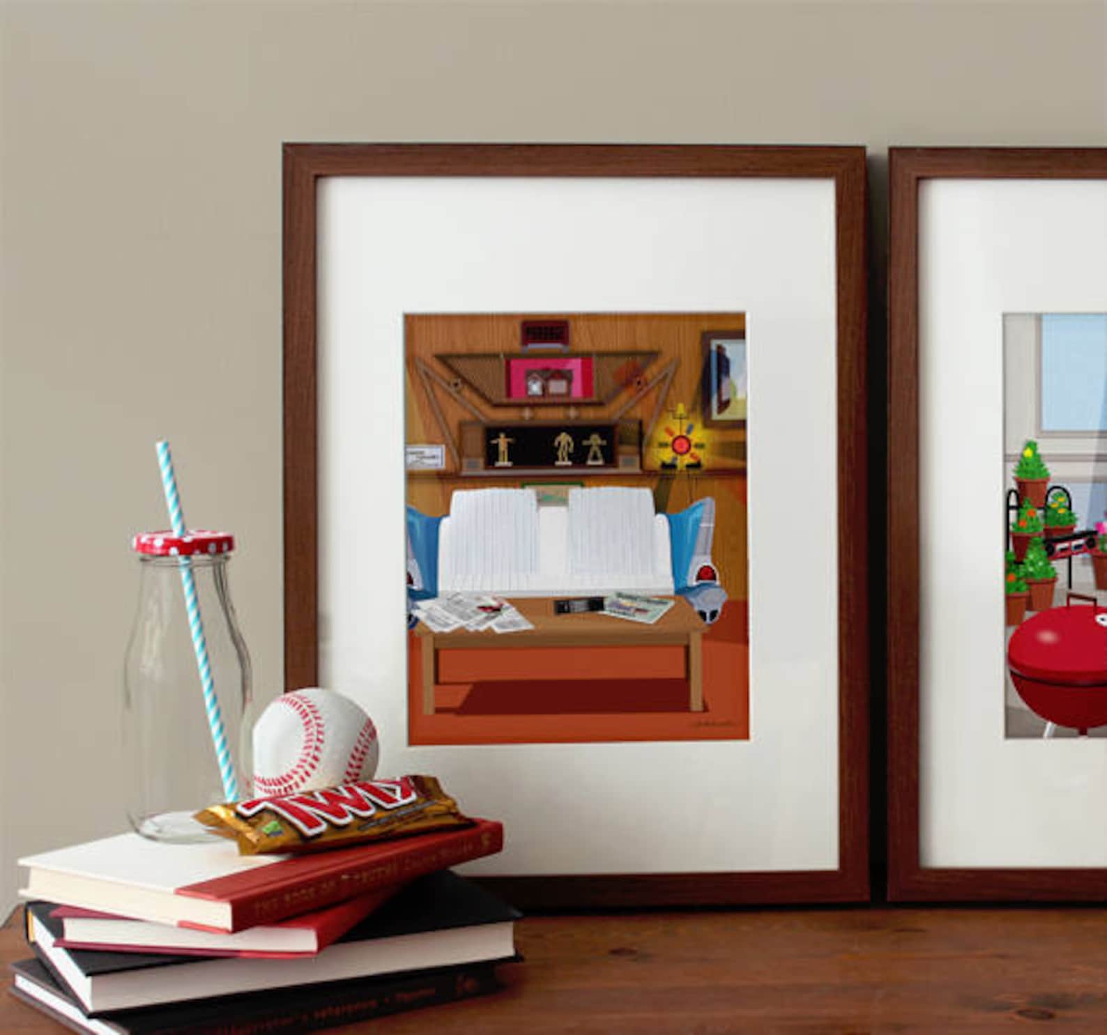 Kramers Apartment Seinfeld Cosmo Kramer Art Print TV | Etsy