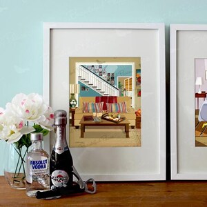 The Dunphys Living Room - Art Print, Frame Not Included, TV Sitcom ...