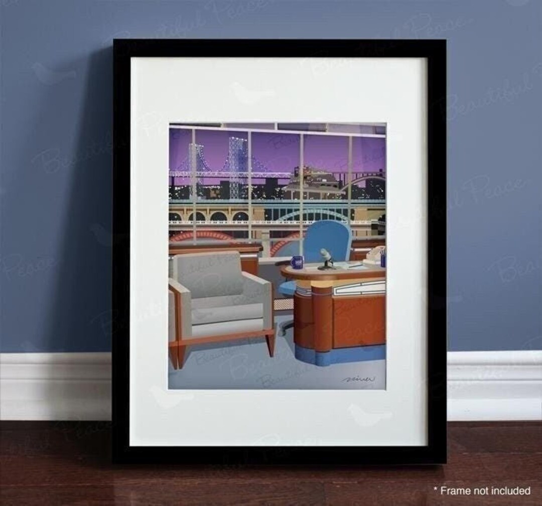TV Talk Show - Art Print, Frame Not Included, TV Show Inspired - Etsy