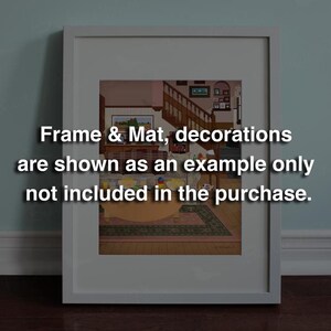 The Barones Living Room - Art Print, Frame Not Included, TV Sitcom ...