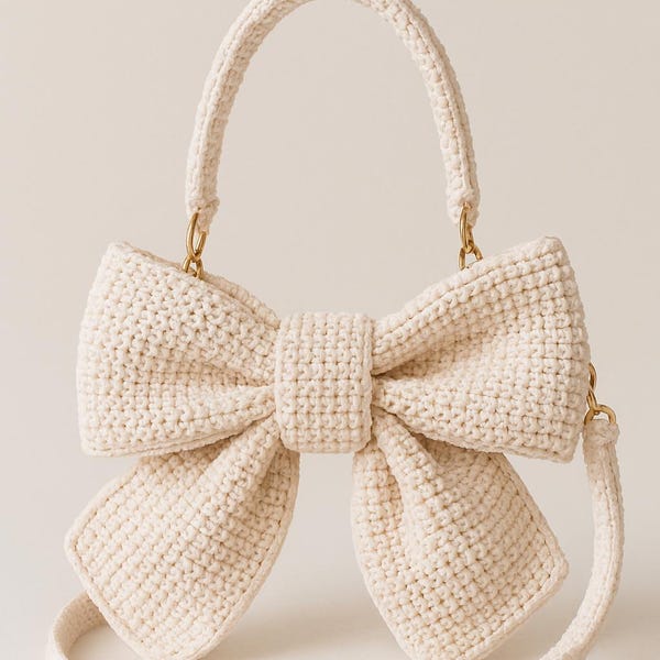 Bow Handbag - Etsy UK