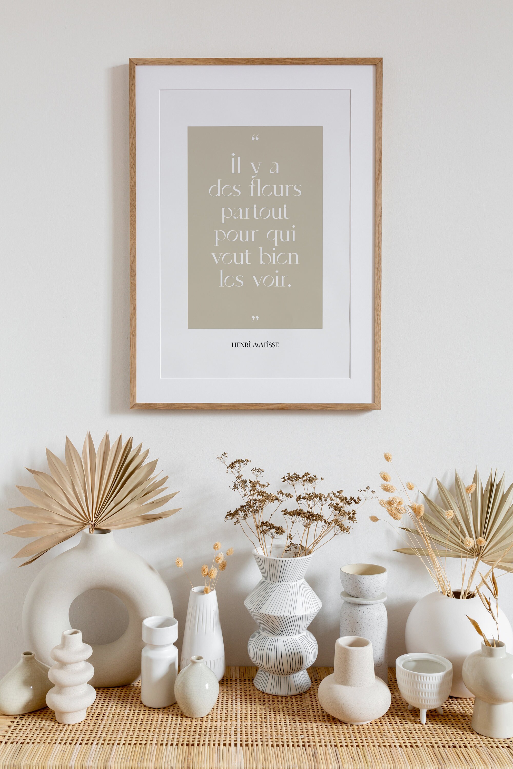 Henri Matisse Quote Art Print There Are Flowers Inspiring Words Art ...