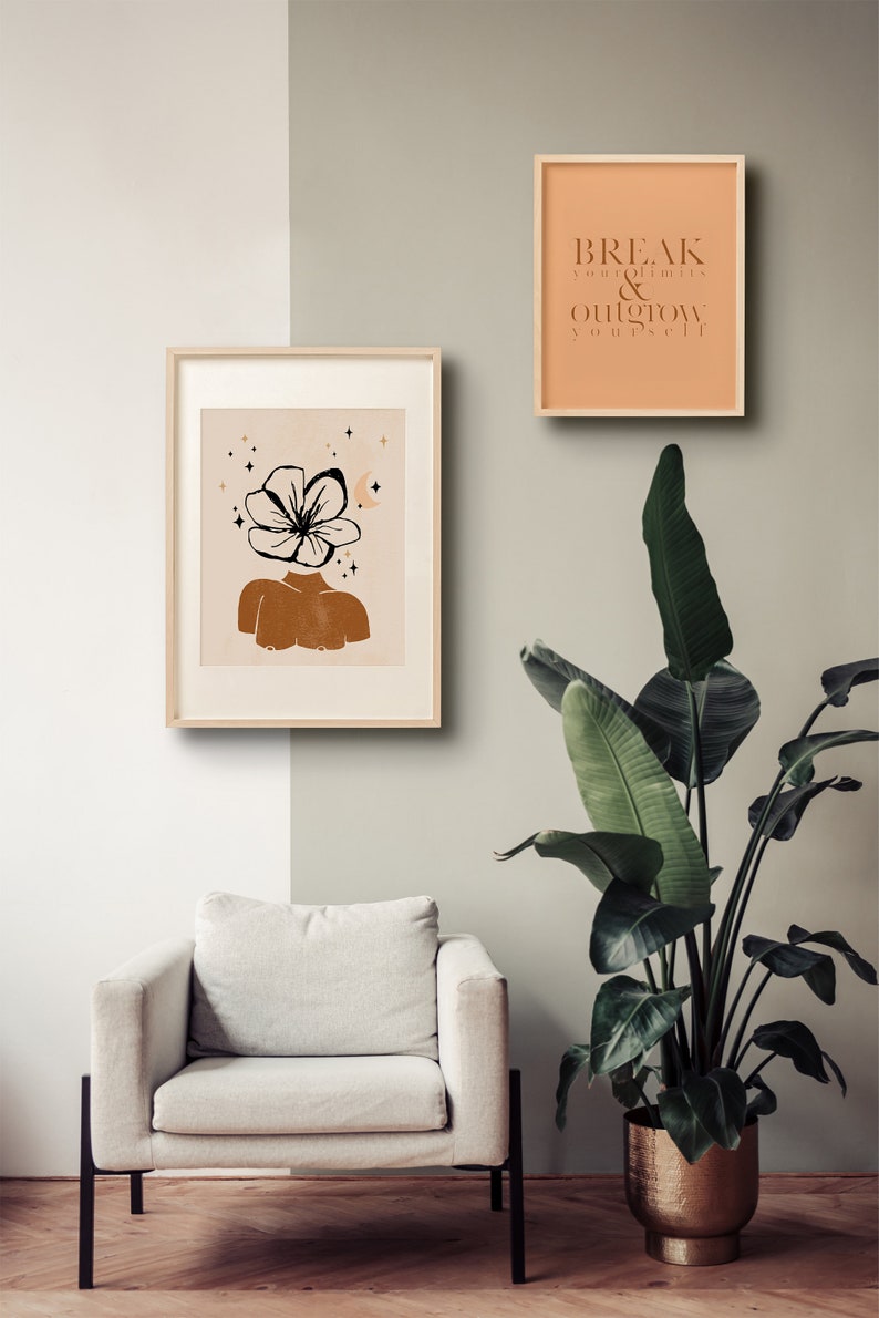 Break Your Limits Outgrow Yourself Quote Print Growth Mindset | Etsy