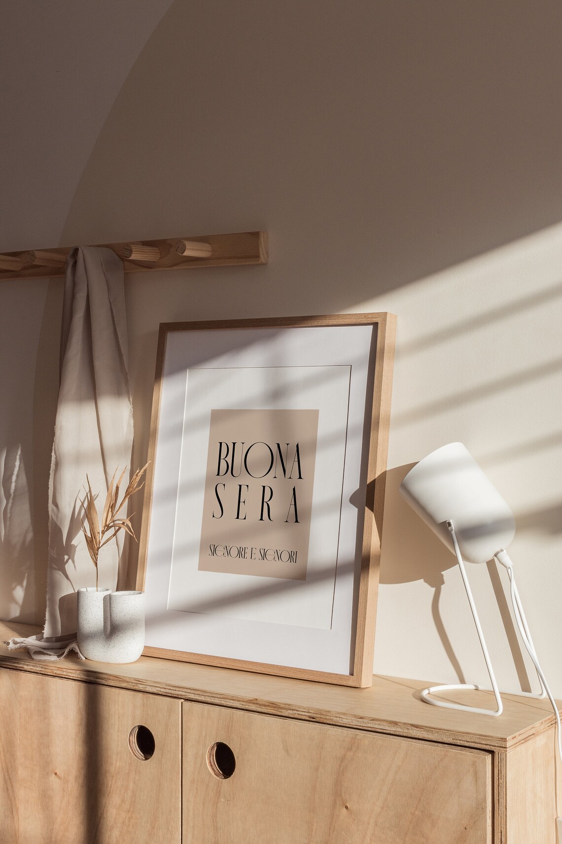 Buona Sera Signore Signori Typographic Quote Art Print Italian - Etsy