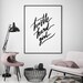 Hustle Hard Girl Art Print Hustle Quote Poster Hustle - Etsy