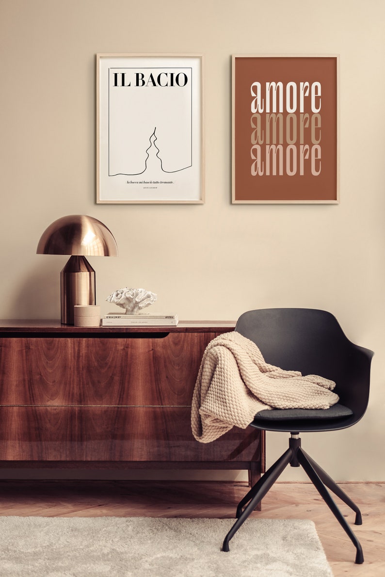 Il Bacio the Kiss Italian Language Art Print Dante Inferno | Etsy