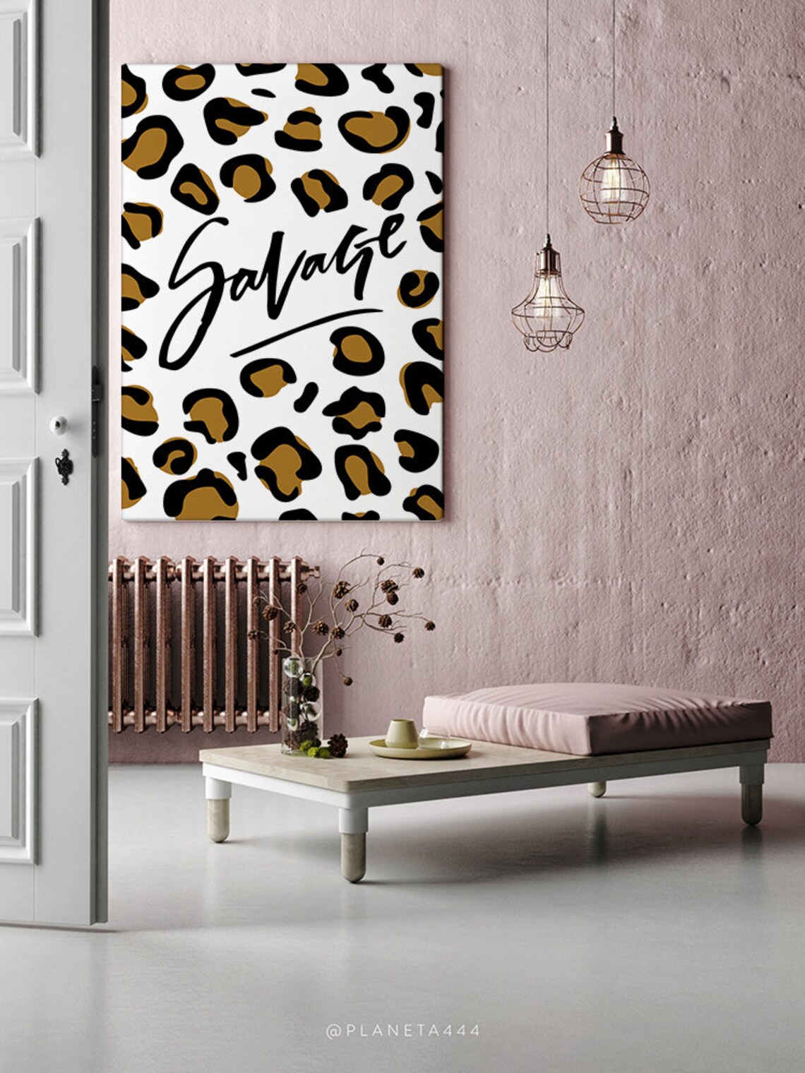 Savage Poster, Leopard Wall Art, Spots Decor, Savage Quote Poster ...
