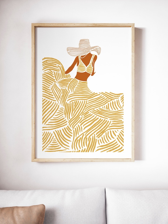 Boho Girl Drawing