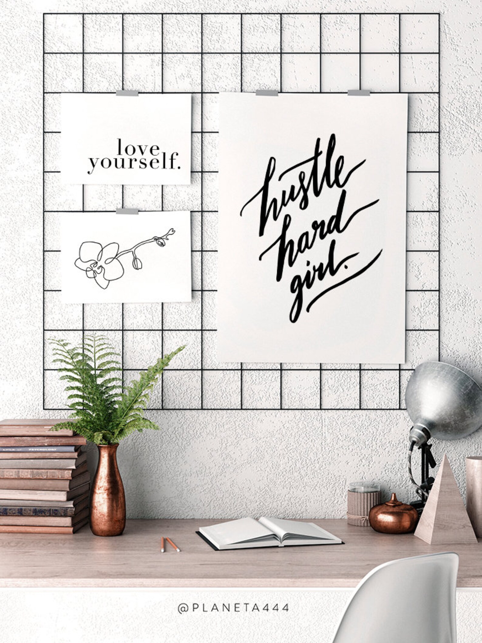 Hustle Hard Girl Art Print, Hustle Quote Poster, Hustle Handlettered ...