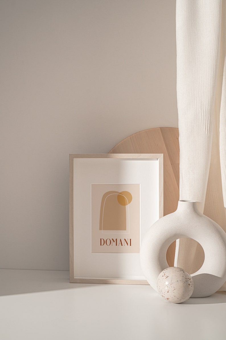 Domani Italian Art Print Tomorrow Italian Word Poster - Etsy