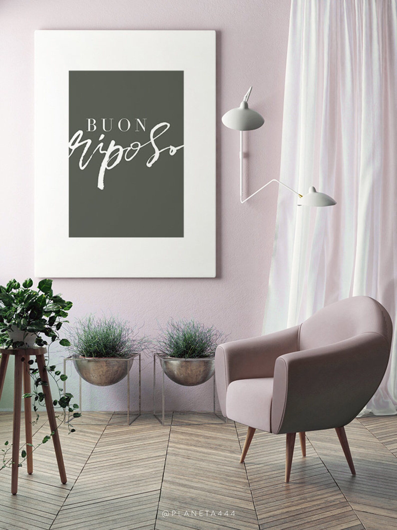 Buon Riposo Art Print Have A Good Rest Artwork Italian | Etsy