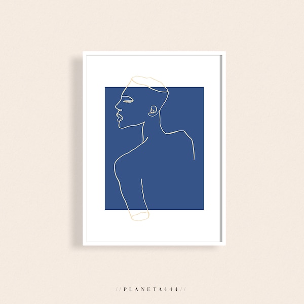 Bust Line Art - Etsy