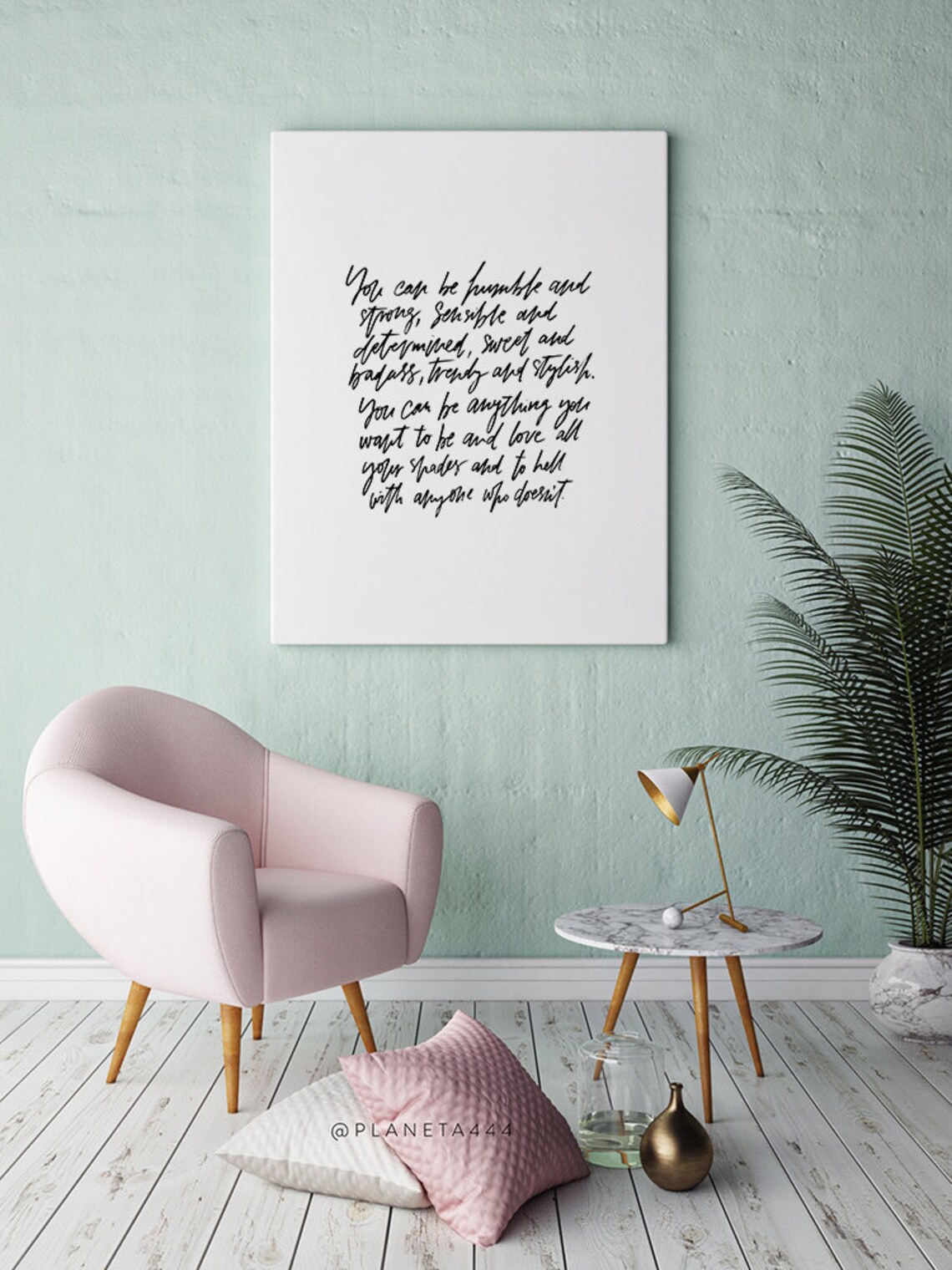 You Can Be Anything Motivational Quote Inspirational Poster | Etsy