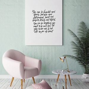 You Can Be Anything, Motivational Quote, Inspirational Poster ...