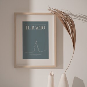Il Bacio the Kiss Italian Language Art Print Dante Inferno Lovers Quote ...