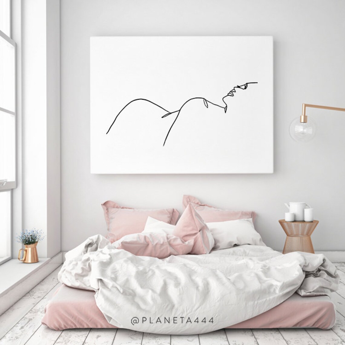 Abstrakter Akt Kunstdruck Feminine Linie Kunst Poster Liegende - Etsy.de