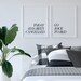 Go Back to Bed Print, Bedroom Minimalist Wall Art, Minimal Bedroom ...