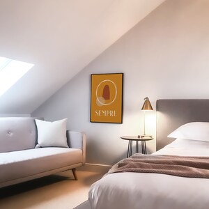 Sempre Italian Art Print Always Italian Word Poster Modernist Italian ...