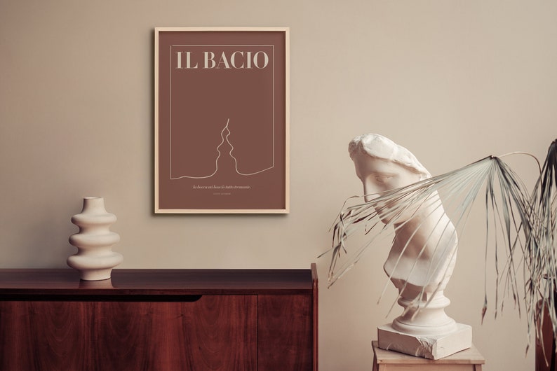 Il Bacio the Kiss Italian Language Art Print Dante Inferno | Etsy