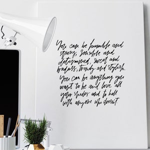 You Can Be Anything, Motivational Quote, Inspirational Poster ...