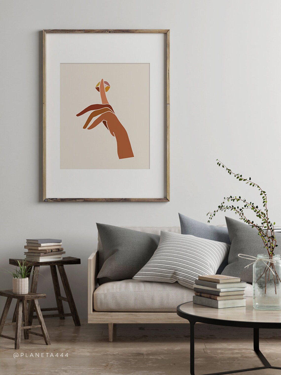 Shhh Hush Line Art Print Female Hands Lips Drawing Boho Style - Etsy