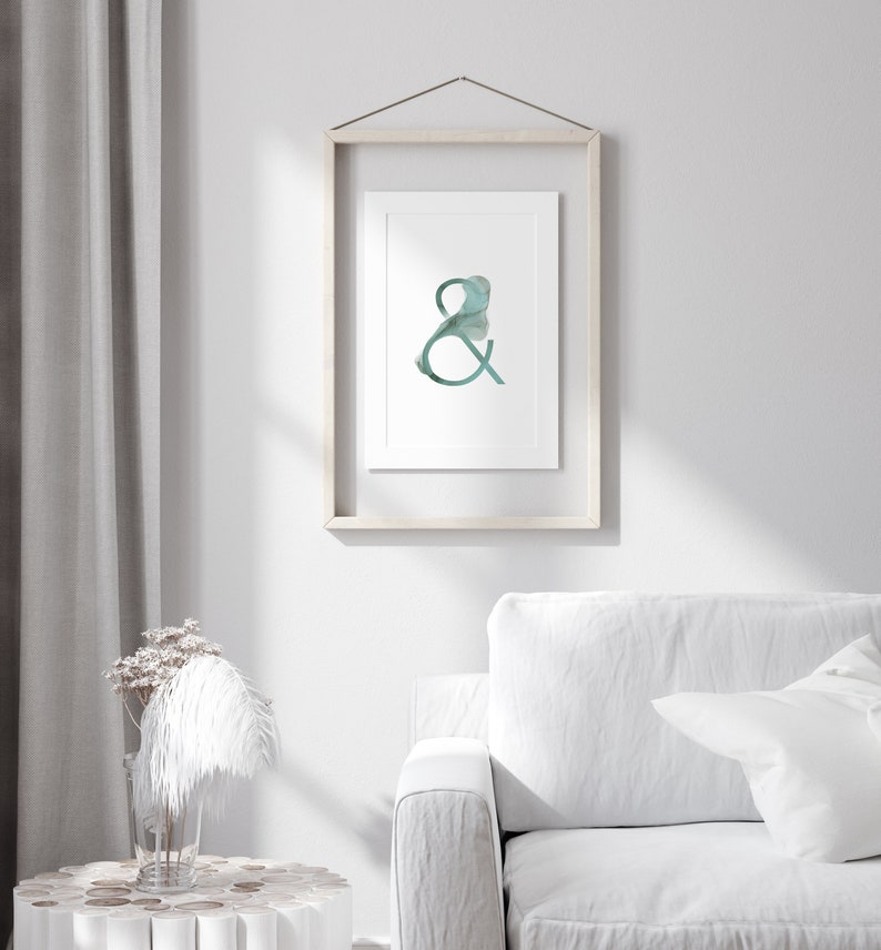 Zen Alphabet Art Print Personalized Initials Art Print Custom - Etsy
