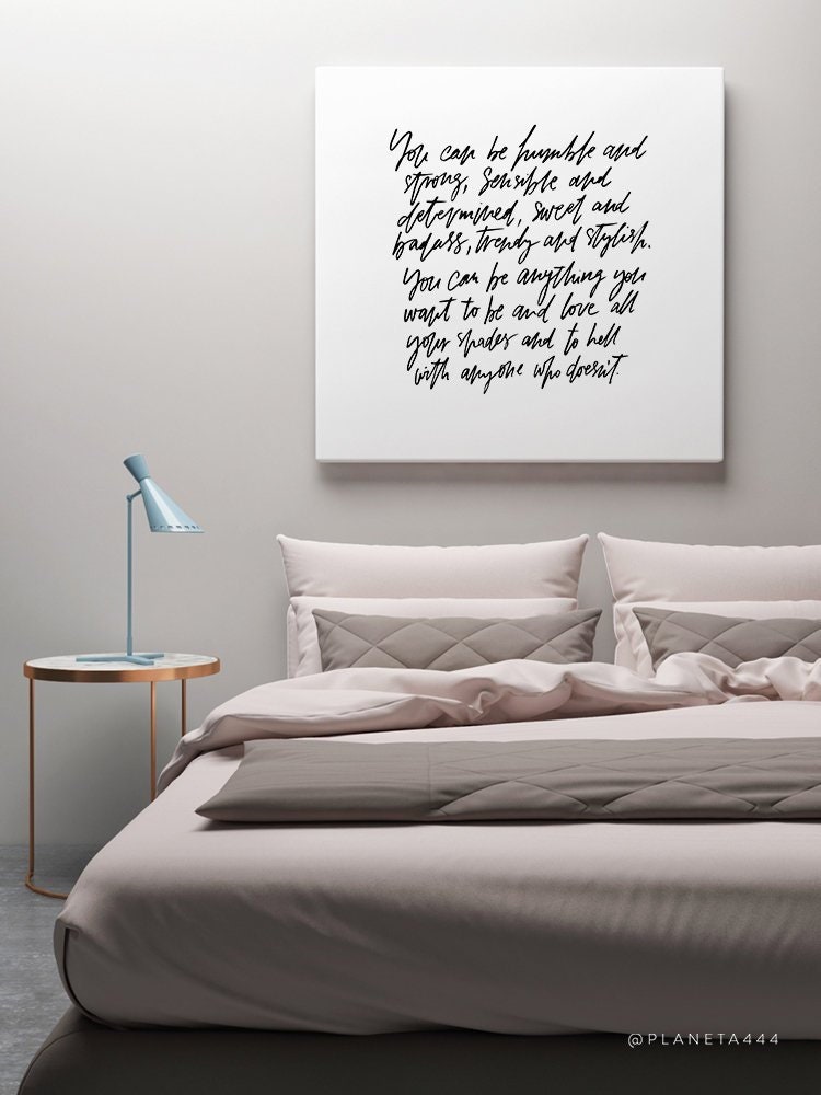 You Can Be Anything Motivational Quote Inspirational Poster | Etsy