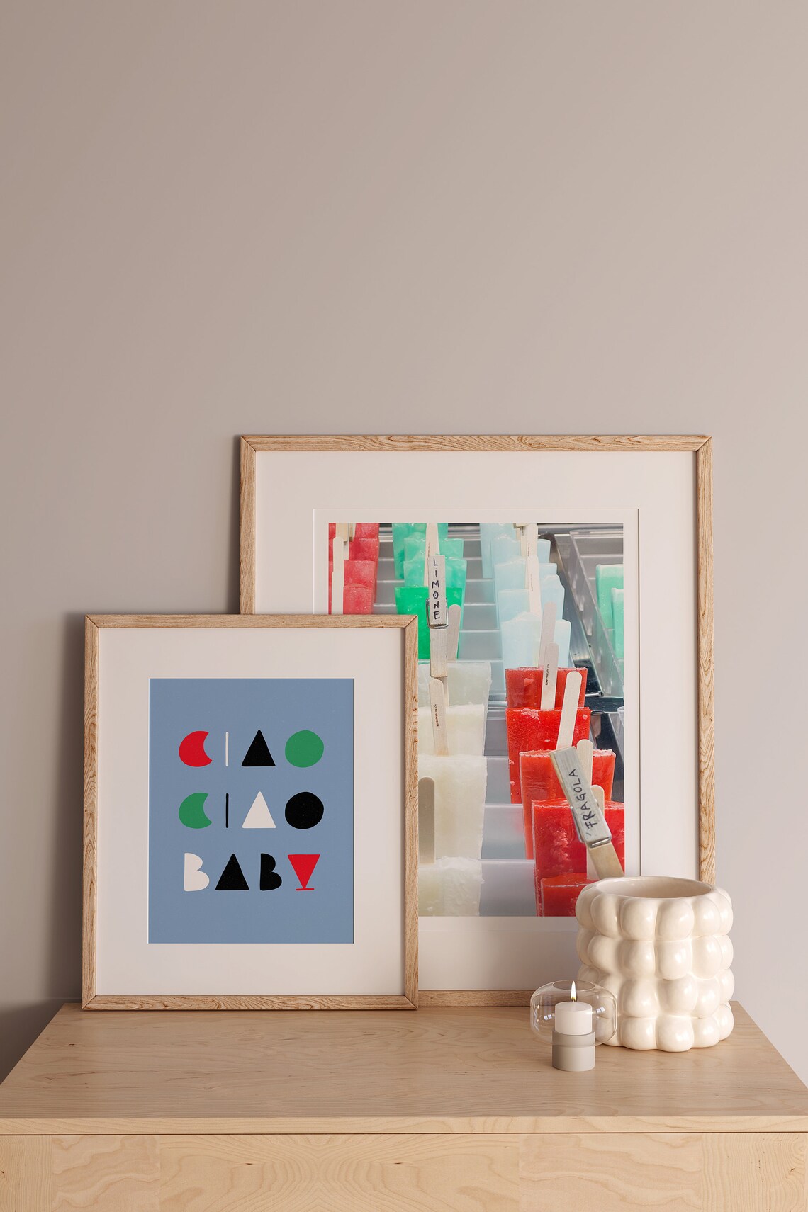 Italian Colorful Popsicles Art Photo Print Italy Travel Gelato Wall Art ...